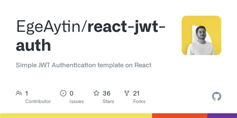 Github Egeaytin React Jwt Auth Simple Jwt Authentication Template On React