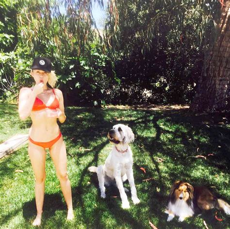 Miley Cyrus Red Bikini