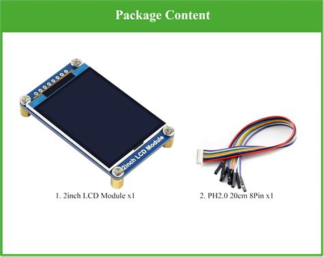 mua waveshare 2inch lcd module mini lcd screen compatible with raspberry pi ardu ino stm32