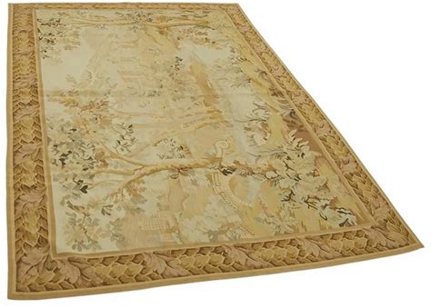 Beige Aubusson Kilim Rug 1990s For Sale At Pamono
