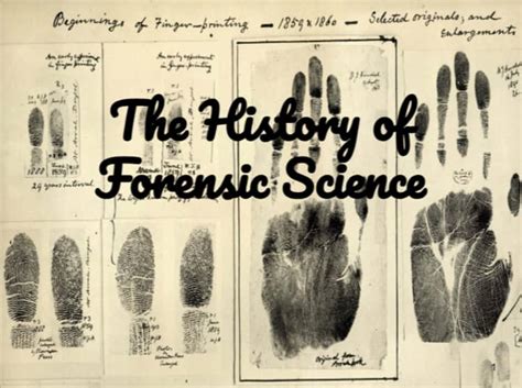 History Of Forensic Science Slideshow And Guided Notes Back To School