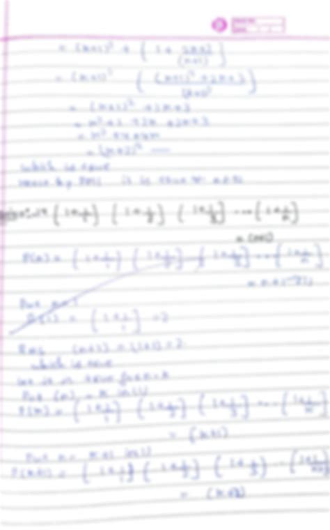 Solution Principles Of Mathematical Induction Part 2 Mathematics Complete Notes For