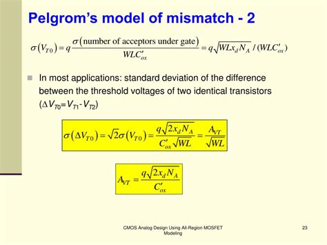 Ppt Cmos Analog Design Using All Region Mosfet Modeling Powerpoint Presentation Id 193067