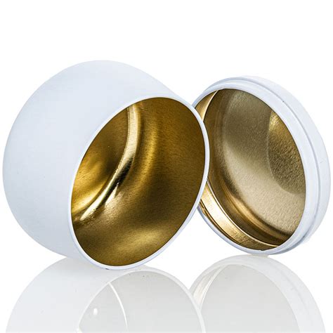 8 Oz Jar Store White Bubble Candle Tin 12 Pack