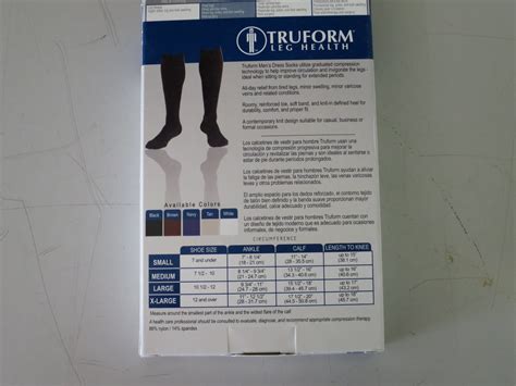 Mens Lite Weight Knee Highs 15 20 Truform 1943bl L