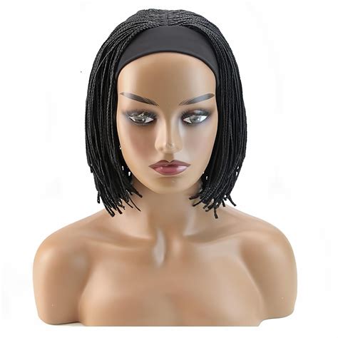 Czrleaty Headband Braided Wigs For Black Women Heat