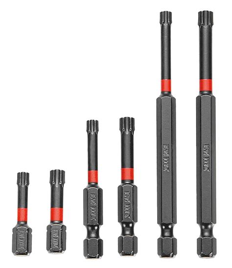 Teng Tools Txp5001001 Impact Bit Tx10 50mm Length 1 4 Hex Drive 1 Pie