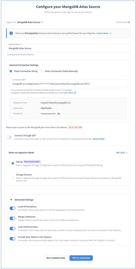 Mongodb Atlas Hevo Data
