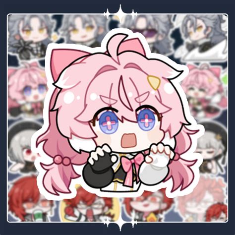 Wuthering Waves Chibi Encore Aalto Sanhua And Mortefi Sticker Shopee Malaysia