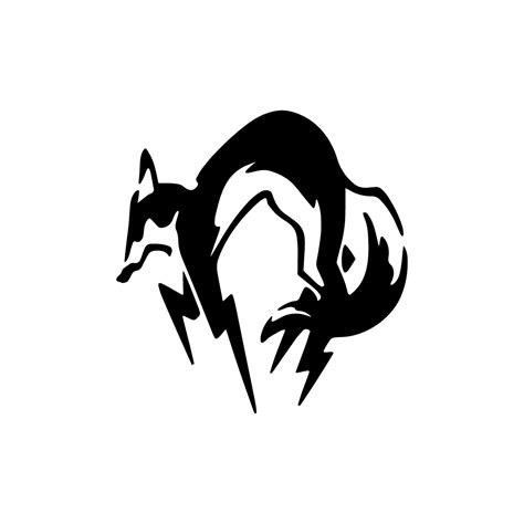 Fox Metal Gear Solid Series Tatuaje De Juegos Tatuajes Fáciles De