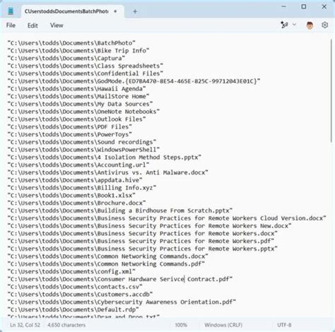 How To Print Or Export Folder Contents In Windows Without Using A 3rd