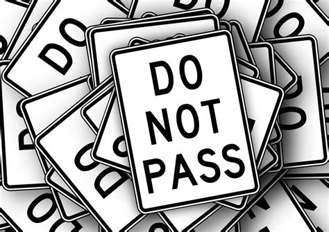 Download Traffic Signs No Passing Not Royalty Free Stock