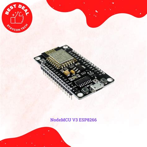 Nodemcu V3 Esp8266 Esp 12e Wifi Iot Development Board Shopee