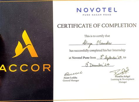 Iihmgoa Iihm Accor Novotelpune Hospitality Hotelmanagement Learning Career Development