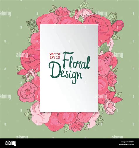 Floral Vector Frame Stock Vector Image And Art Alamy