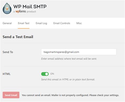 Wordpress How To Set Up The Gmail Mailer In Wp Mail Smtp Stack Overflow