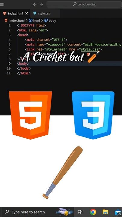 A Cricket Bat By Html And Css Shorts Viralvideo Youtube