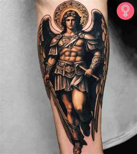 Saint Michael Tattoo Sleeve