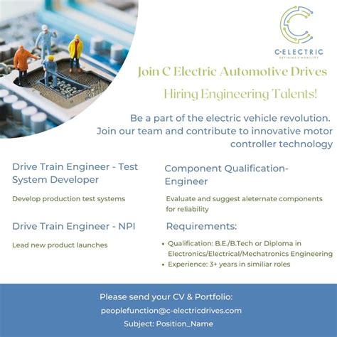 Wearehiring Hiring Drivetrain Motorcontroller Electricvehicle Ev