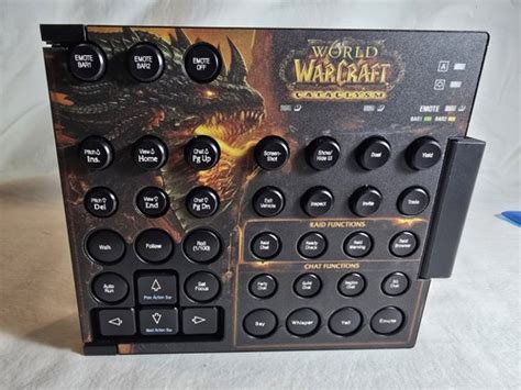 Ideazon Zboard World Of Warcraft Keyboard Keys Cover Cataclysm Folding