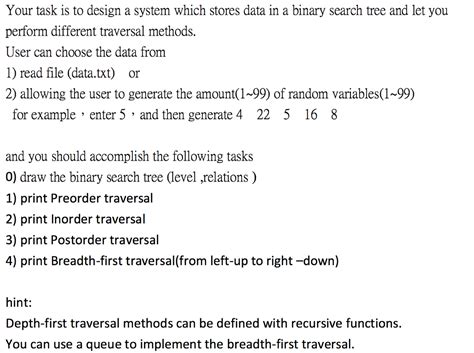 Solved Please Help Me Solve The Following Data Structure