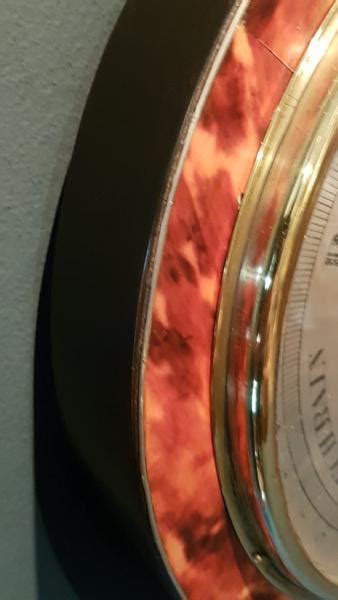 Superb Victorian Tortoise Shell Banjo Barometer Sturmans Antiques