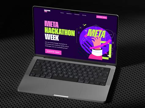 Meta Hackathon Landing Page By Mahima Mahajan On Dribbble