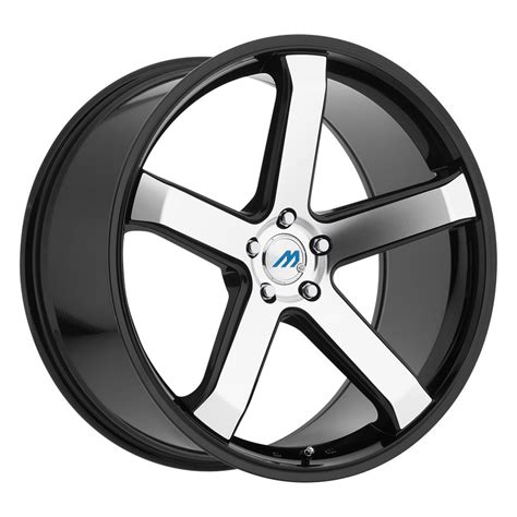 Mach Me5 Glossy Black Machined Face Glossy Black Lip