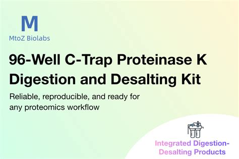 Micro C Trap Lysn Digestion And Desalting Kit Mtoz Biolabs