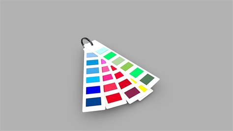 Artist Jodi Colour Chart 3d Model