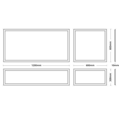 Ultra Edge Led Panel Dimensions Famco