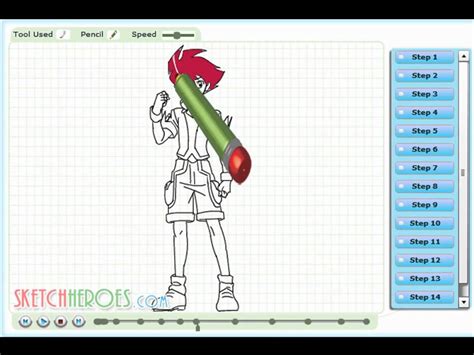 How To Draw Dan Bashin Battle Spirits Shounen Gekiha Dan Step By Step Drawing Tutorial Youtube