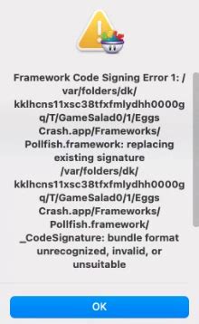 About Ios Sign App Problem Framework Code Signing Error Gamesalad Forums