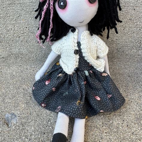 Button Eye Doll Etsy