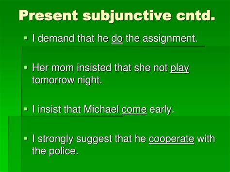 Ppt Mood Indicative Imperative Subjunctive Powerpoint Presentation Id 1115811