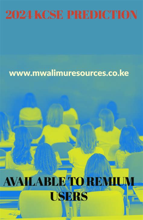2024 Kcse Prediction Mwalimu Resources
