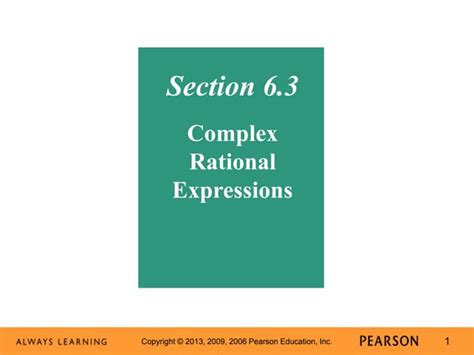 Lecture Complex Fractions Pptx