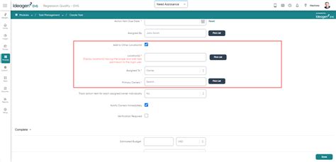 233 Activity Management Release Notes Ehs