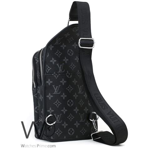 Louis Vuitton Lv Shoulder Bag Black For Men Watches Prime