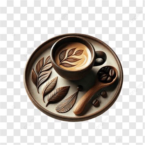 숟가락과 콩 향기로운 컵 접시와 함께 제공되는 맛있는 커피 커피 한 잔 커피 스푼 접시에 커피 콩 Png 일러스트 및 이미지 에 대한 무료 다운로드 Pngtree