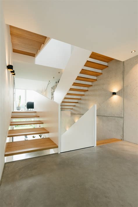 Split Level Treppe Contemporary Staircase Stuttgart By