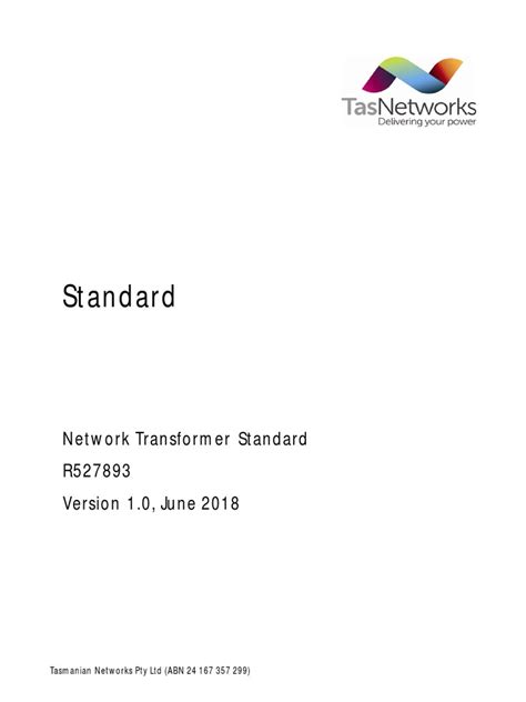 Network Transformer Standard Pdf Pdf Transformer Electric Power Transmission