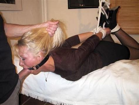 Bound And Sucking His Friends Cock Is Her Normal Pic