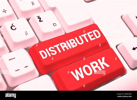 Conceptual Caption Distributed Work Concept Meaning Practiced By Enterprises Using Network