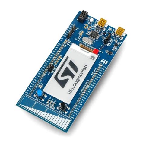 st stm32l0538 disco discovery kit geliştirme kartı stm32l053 arm cortex m0 mcu e paper 2 13