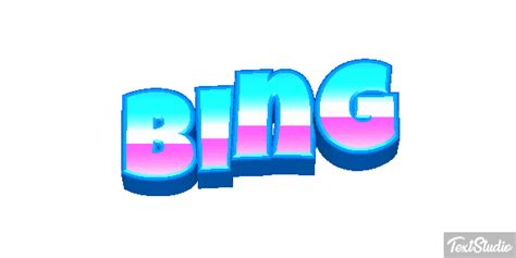 Bing Tendencia Diseños De Logotipos  Animados