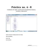 Prácticas 6 8 ALGORITMOS Y LENGUAJES DE PROGRAMACION 2020 docx
