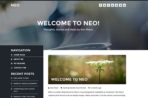 Showcase Of Beautiful Wordpress Themes With Left Sidebars Hongkiat