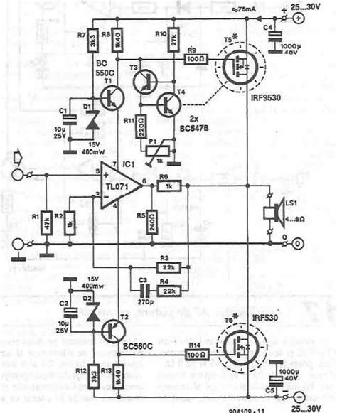 Amplificator Audio De Putere Cu Mosfet Amplificator Audio De Putere Cu Mosfet