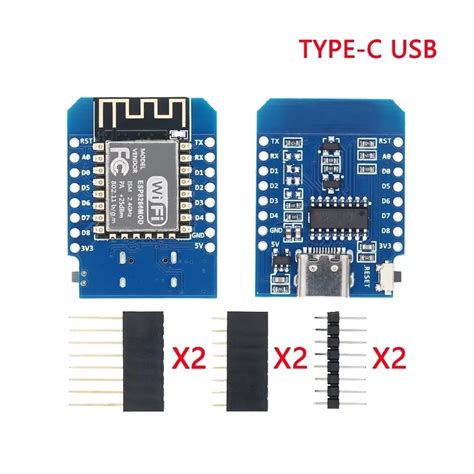 D1 Mini Type C Nodemcu Lua Wifi Development Board Base On Esp8266 Esp